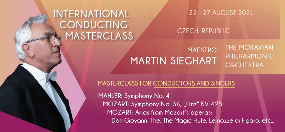 Masterclass for conductors and singers. 02/2021. Full-size orchestra.